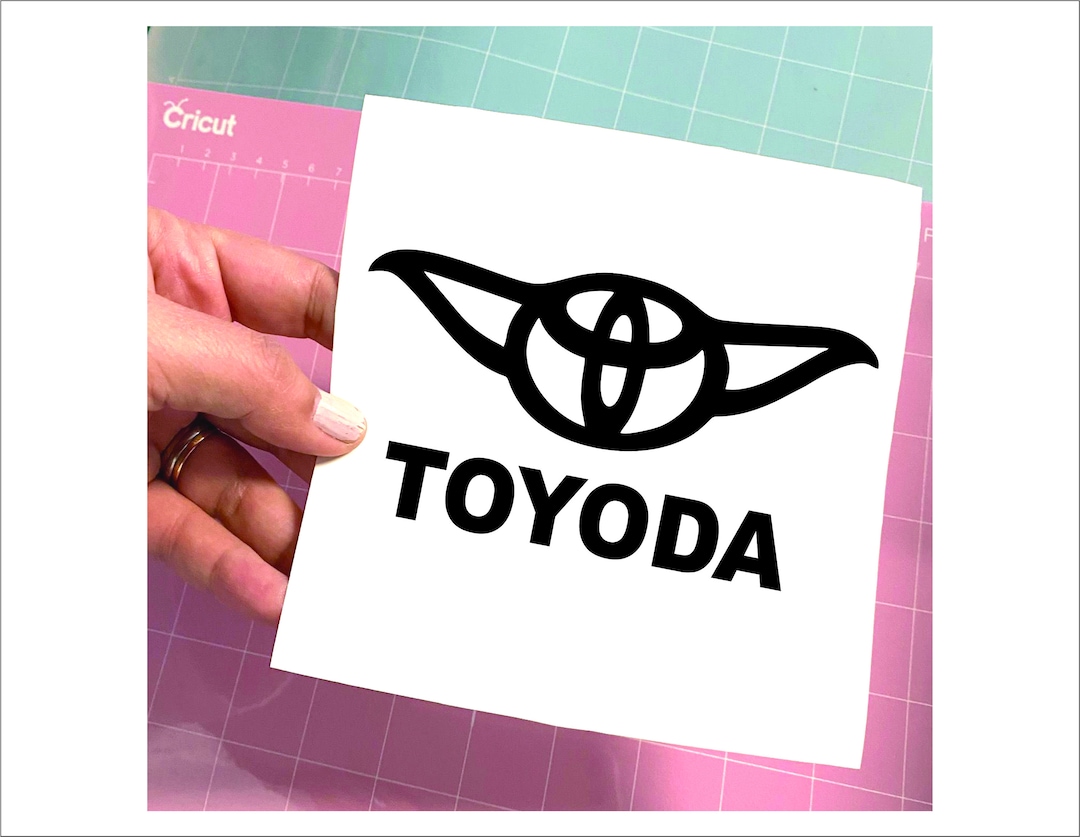 Toyoda Decal, Yoda Sticker, Toyota Decal - Etsy