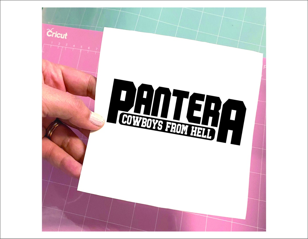 Pantera Decal, Cowboys From Hell Sticker, Gift for Fan - Etsy