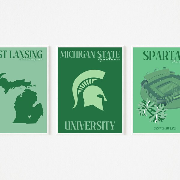 Michigan State - Etsy