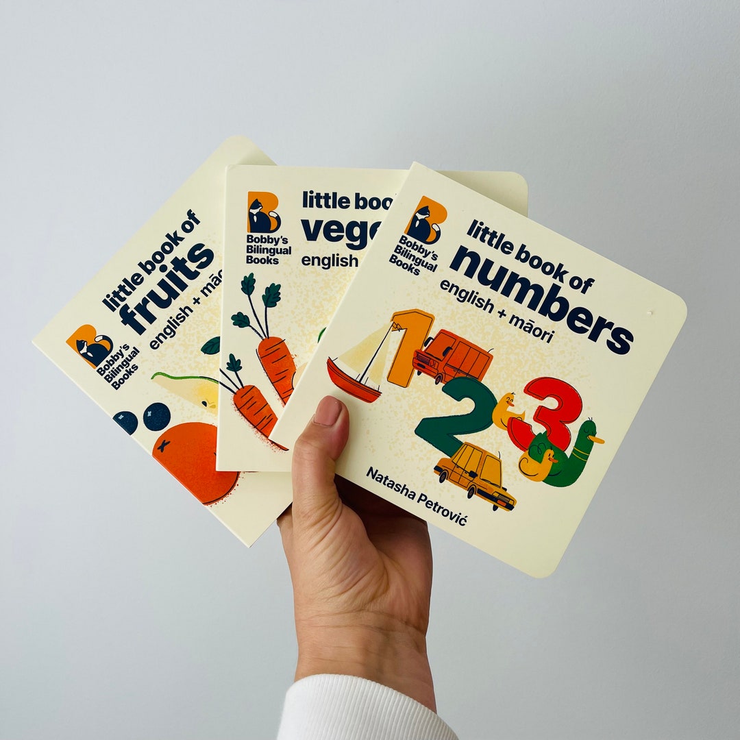 Bilingual Children's Book Set English Māori Little Book Set of 3 ...