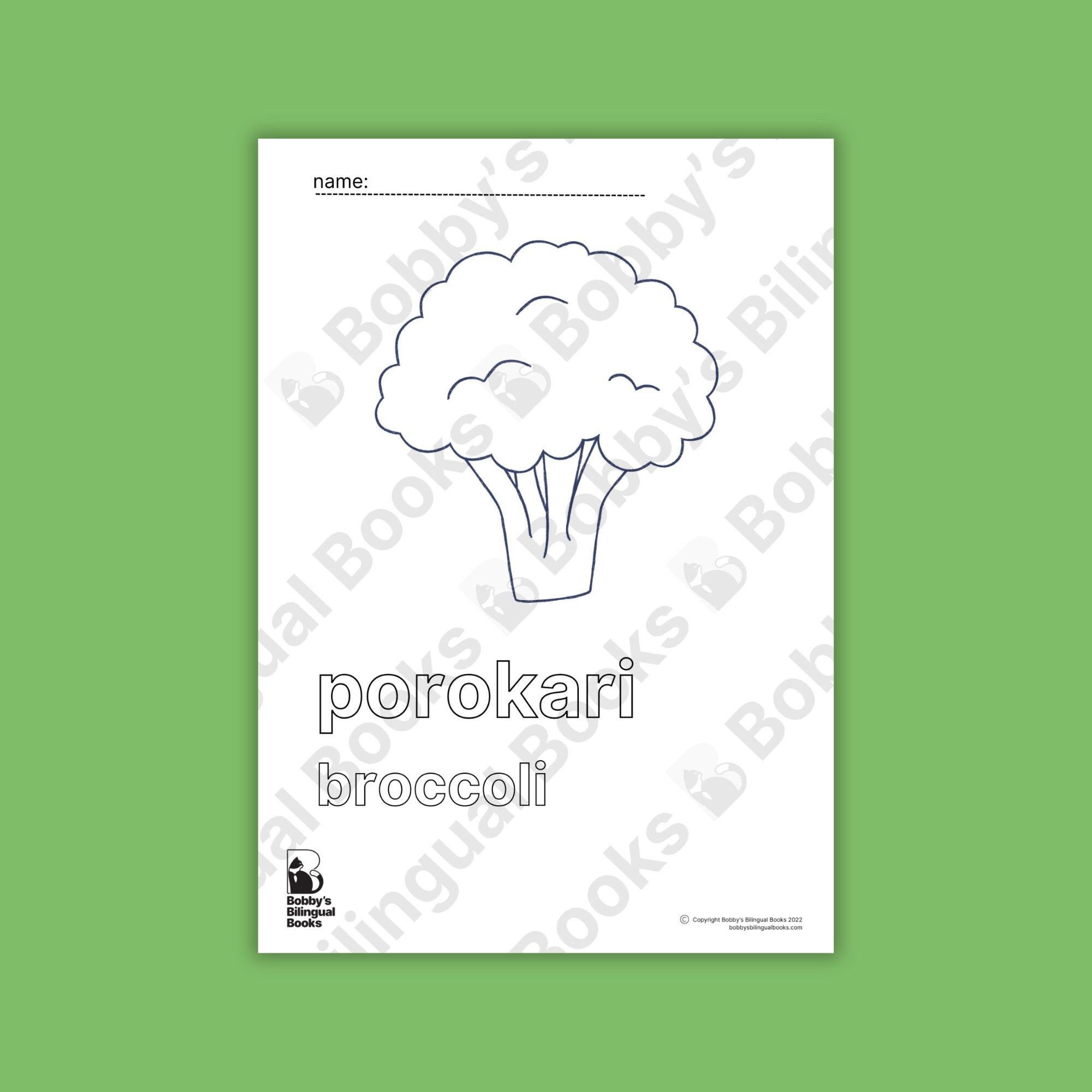 Printable Colouring Sheets - Māori Vegetables - 10 Pages - Etsy