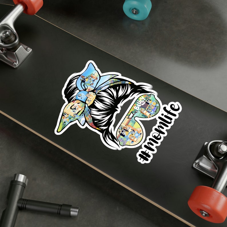 Bluey Mom Life Kiss-cut Vinyl Decals - Etsy