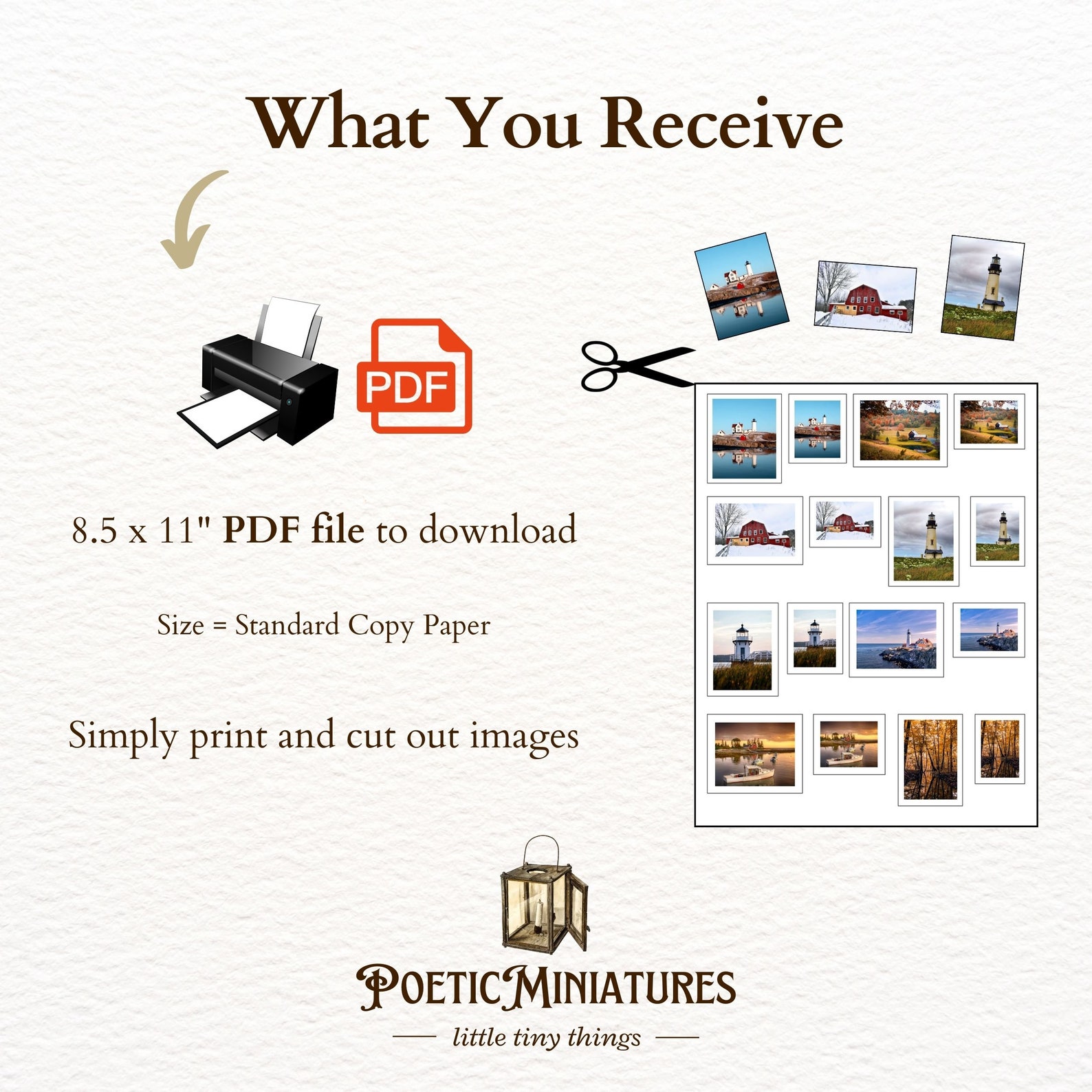 Miniature Letters Envelopes Posters Dollhouse Decor 1:12 Scale ...