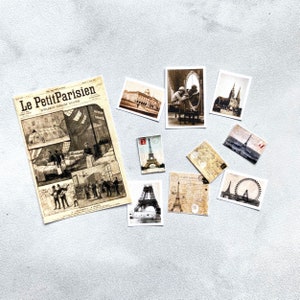 Miniature Paris Photographs Miniature Decor Wall Art Postcards 1:12 ...