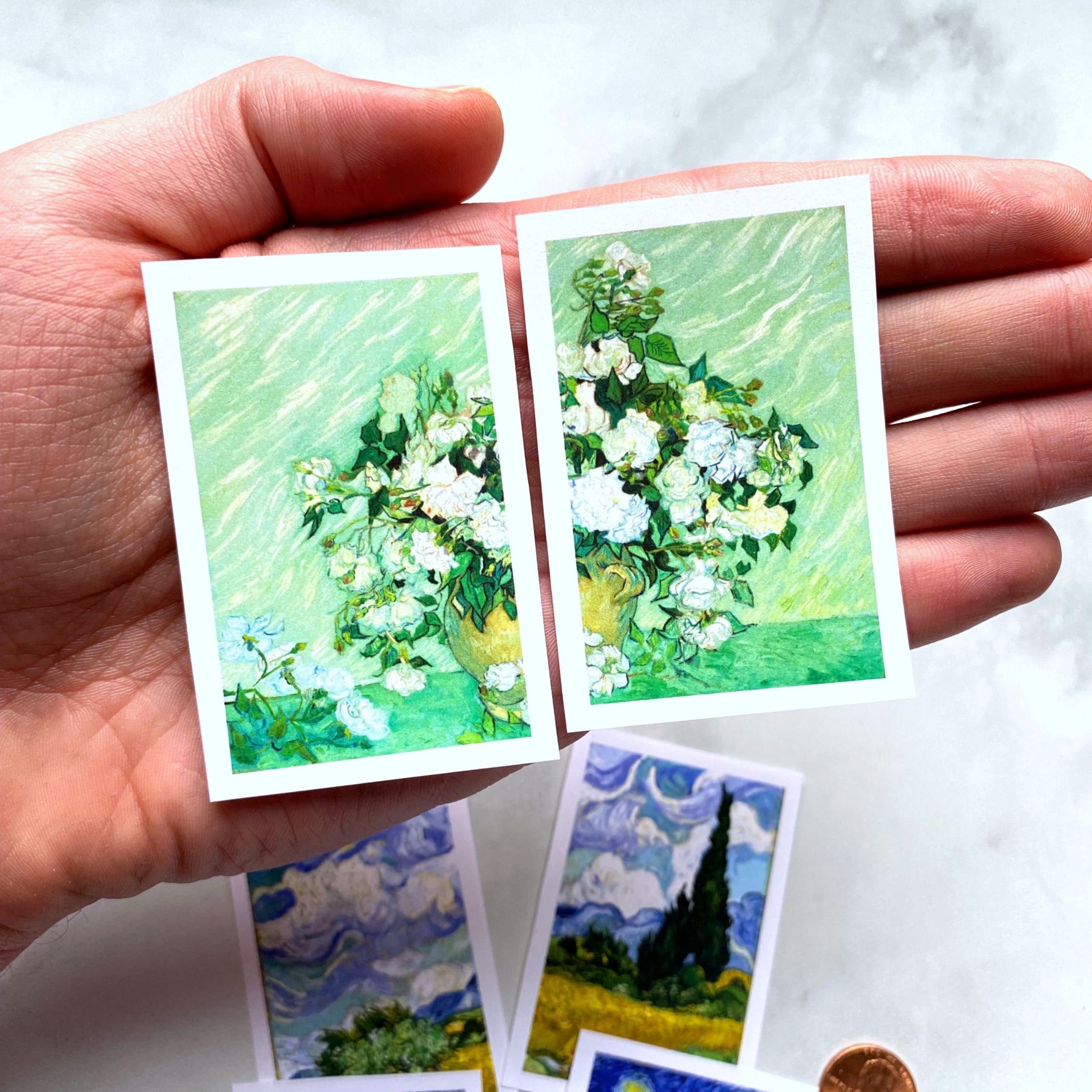 Miniature Van Gogh Paintings Dollhouse Wall Art 1:12 Scale Van Gogh ...