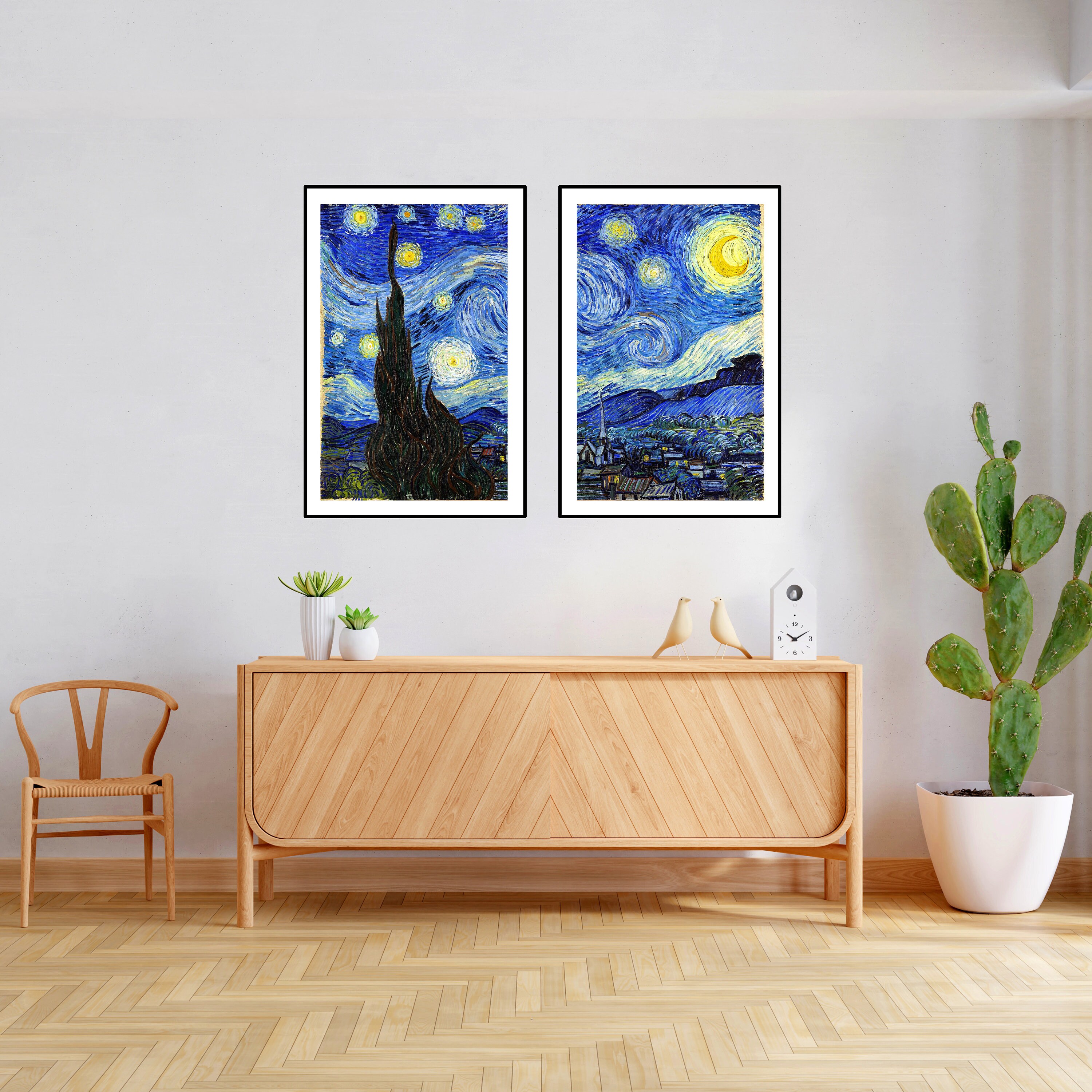Miniature Van Gogh Paintings Dollhouse Wall Art 1:12 Scale Van Gogh ...