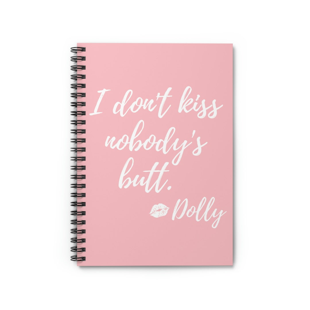 Spiral Notebook Dolly Parton - Etsy