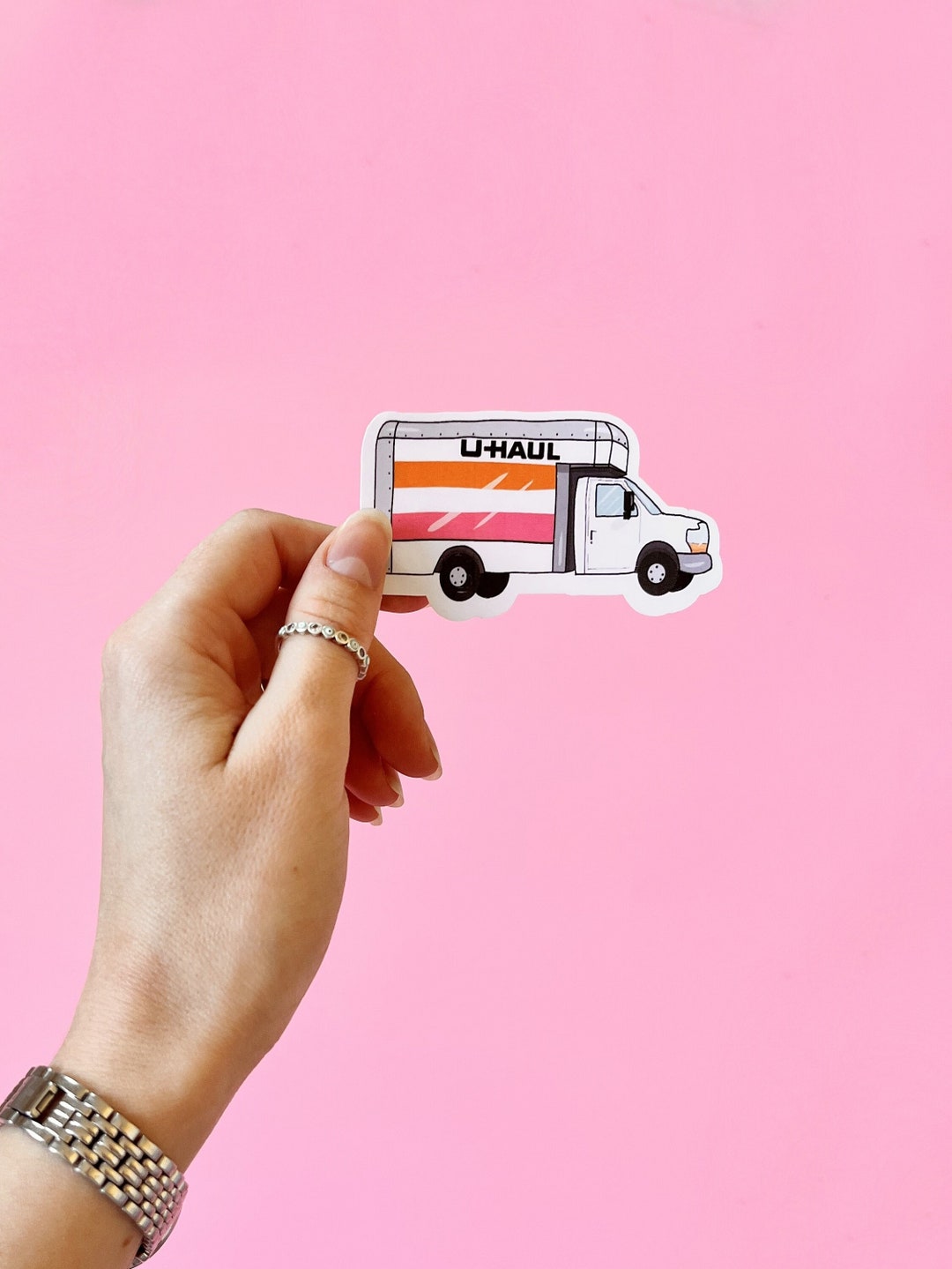 Lesbian U-haul Sticker | Funny Gay Lesbian Queer Bisexual LGBTQ ...