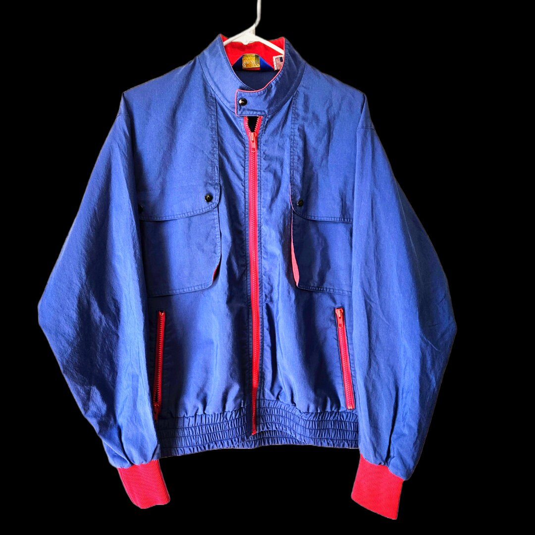 Vintage Pen West Bomber Retro Jacket Full Zip PENDLETON Mens Medium ...