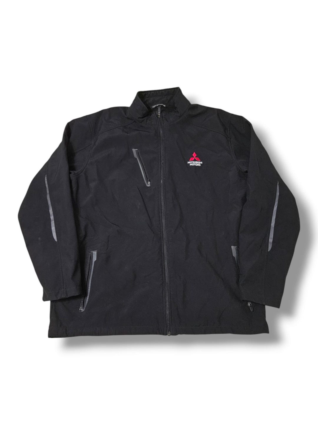 Mitsubishi Motors Port Authority Softshell Zip Jacket Mens XL Water ...