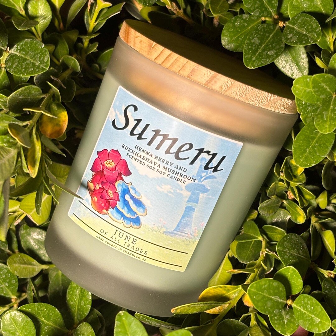 Sumeru Scented Soy Candle Genshin Impact Inspired Candles - Etsy