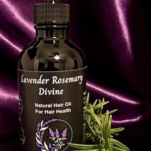 Lavender Rosemary Devine Hair Oil and Scalp Health - Etsy