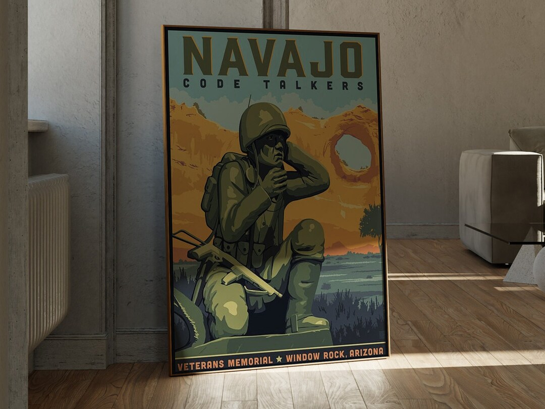 Navajo Code Talkers Poster Propaganda Poster WW2 Poster - Etsy