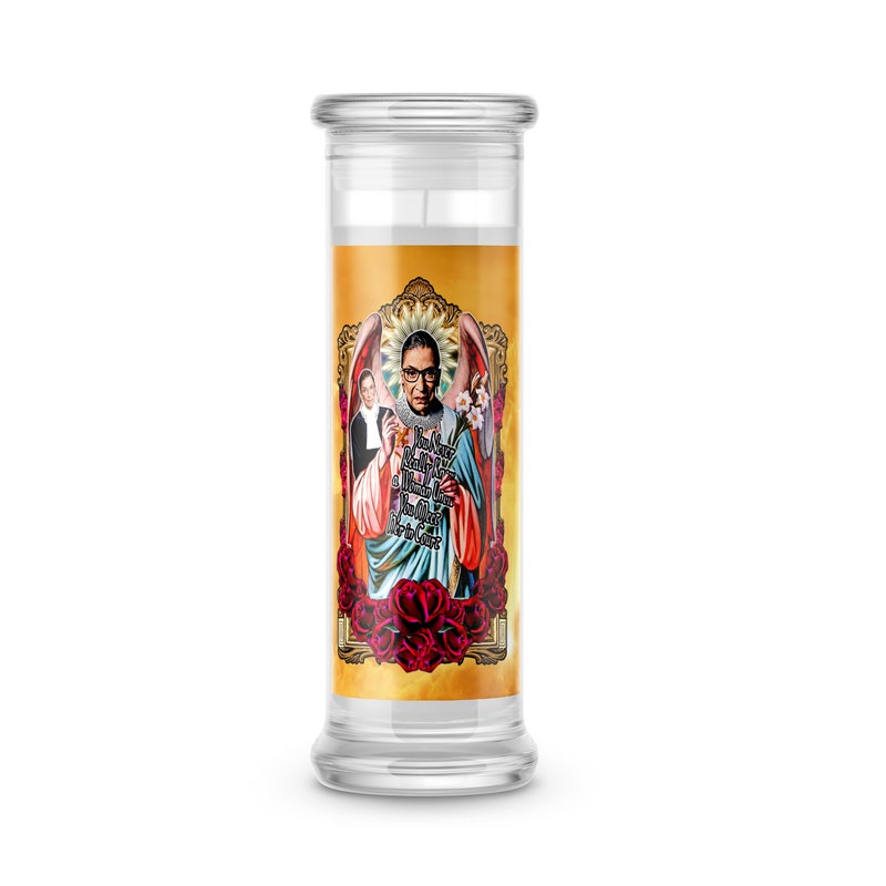 Ruth Bader Ginsburg Prayer Candle - Etsy