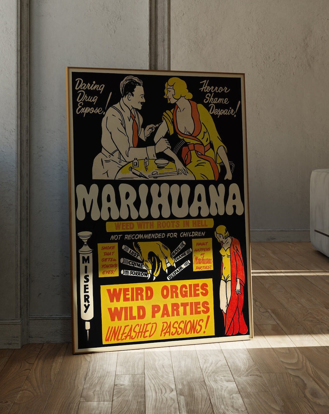 Marihuana Poster Propaganda Poster Marihuana Movie Retro Poster - Etsy