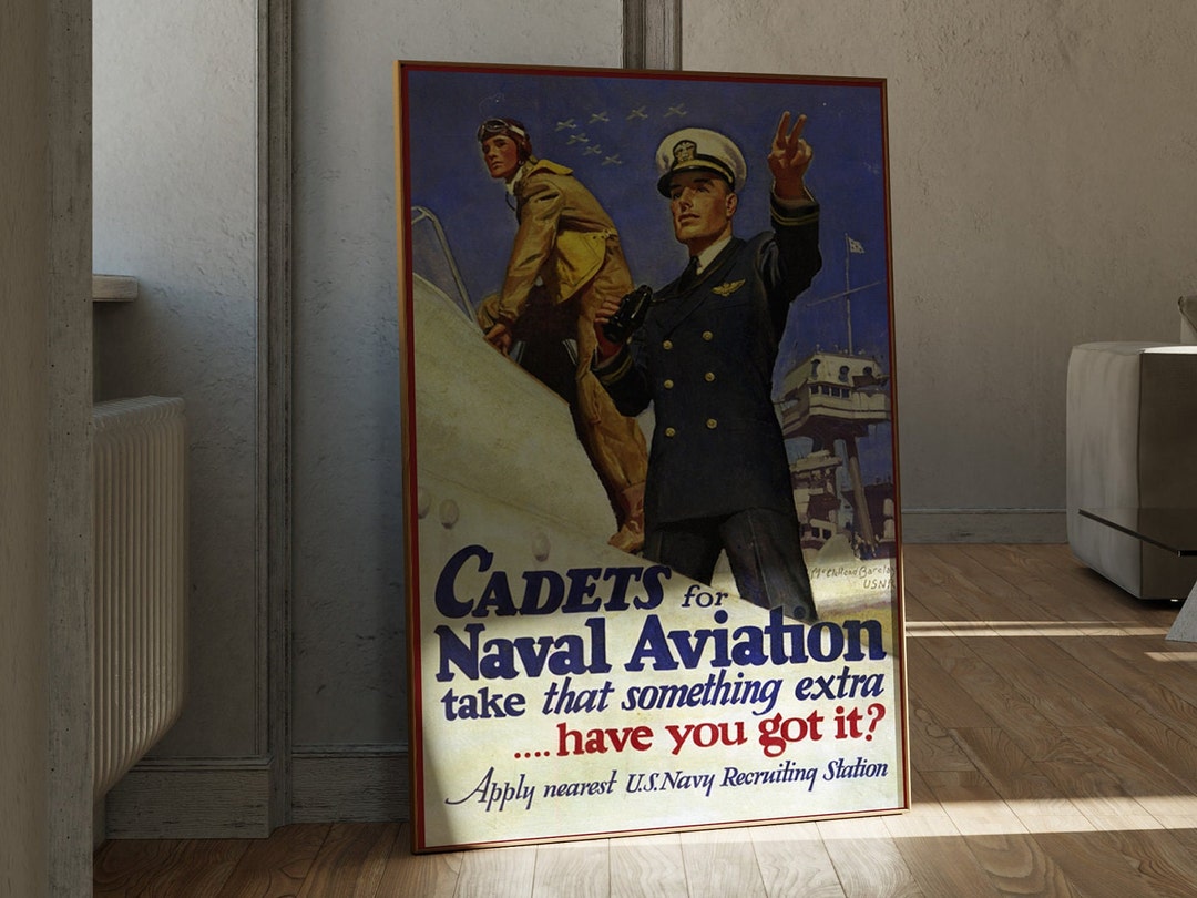 Cadets for Naval Aviation Poster Propaganda Poster WW2 Poster - Etsy