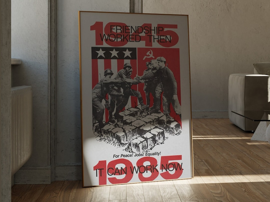 Cold War Era Poster 1985 Poster Propaganda Poster WW2 Poster - Etsy