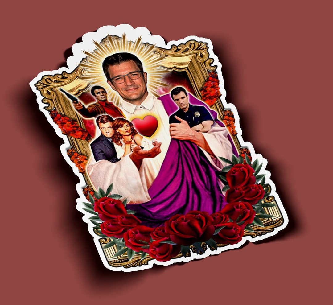 Saint Nathan Fillion Sticker BOGO 2 for the Price of 1 - Etsy