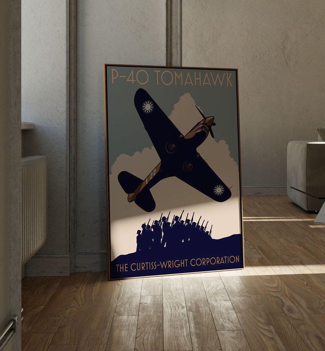 P 40 Tomahawk Poster Propaganda Poster WW2 Poster - Etsy