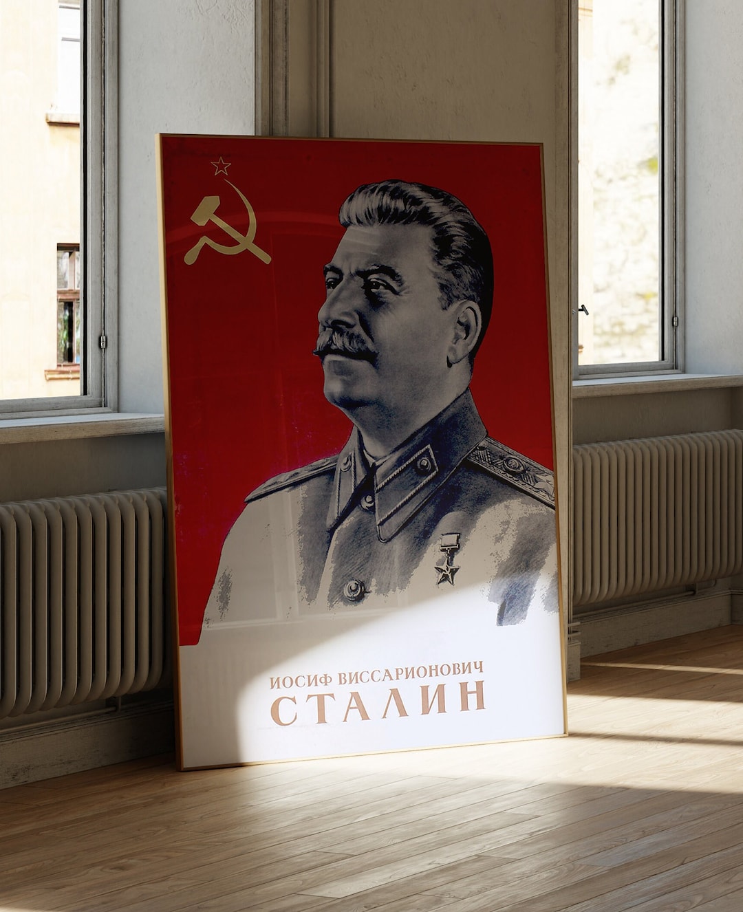 Joseph Stalin Poster Propaganda Poster WW2 Poster Soviet Union Poster ...