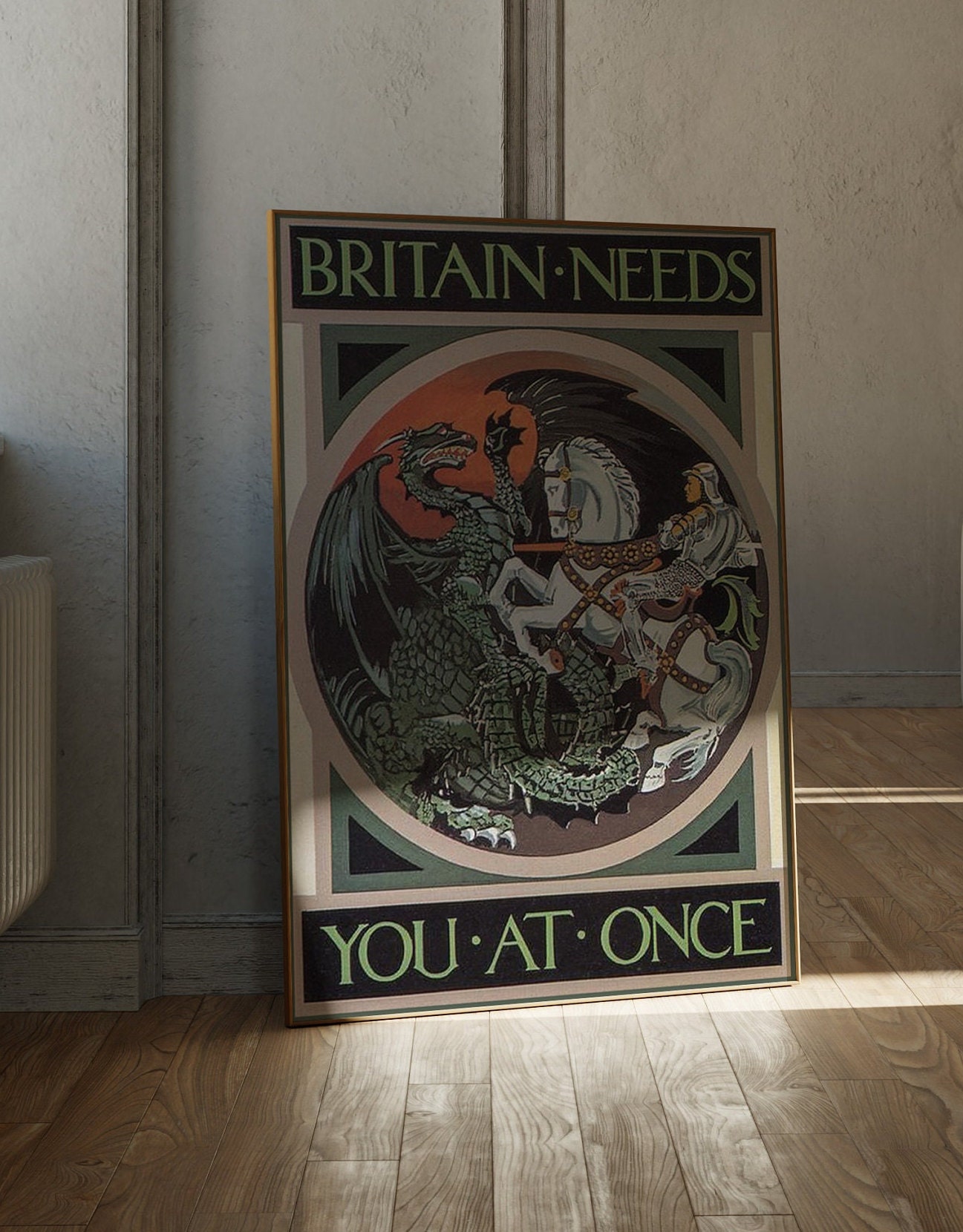 Britain Needs You at Once Poster Propaganda Poster WW2 Poster - Etsy