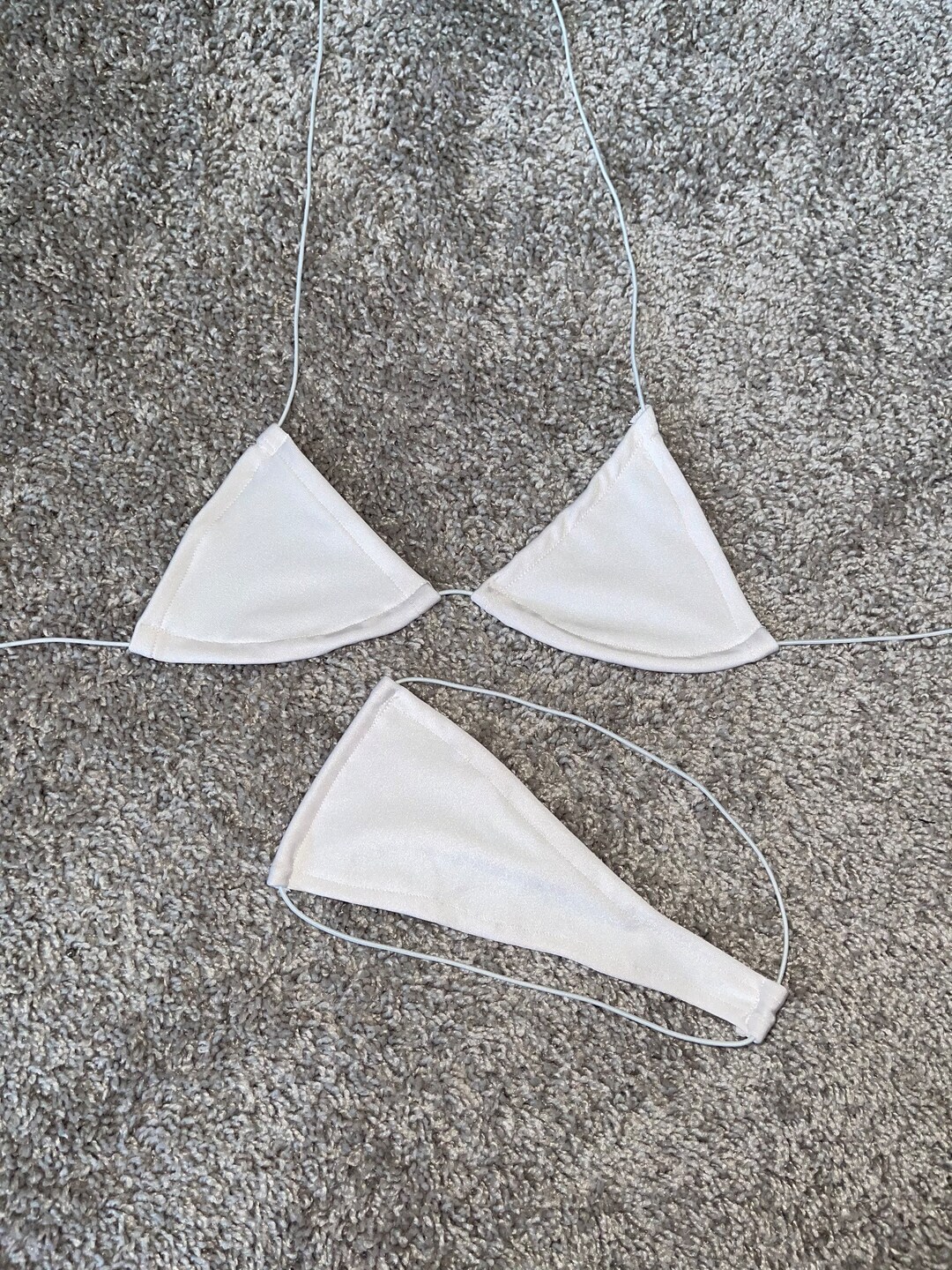 White Micro Kini - Etsy