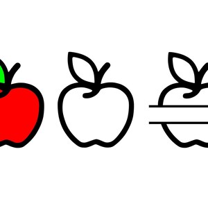 Apple SVG, Cut Files for Cricut, Digital Download - Etsy