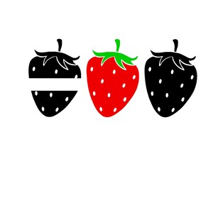 Strawberry SVG Cut Files for Cricut Digital Download - Etsy