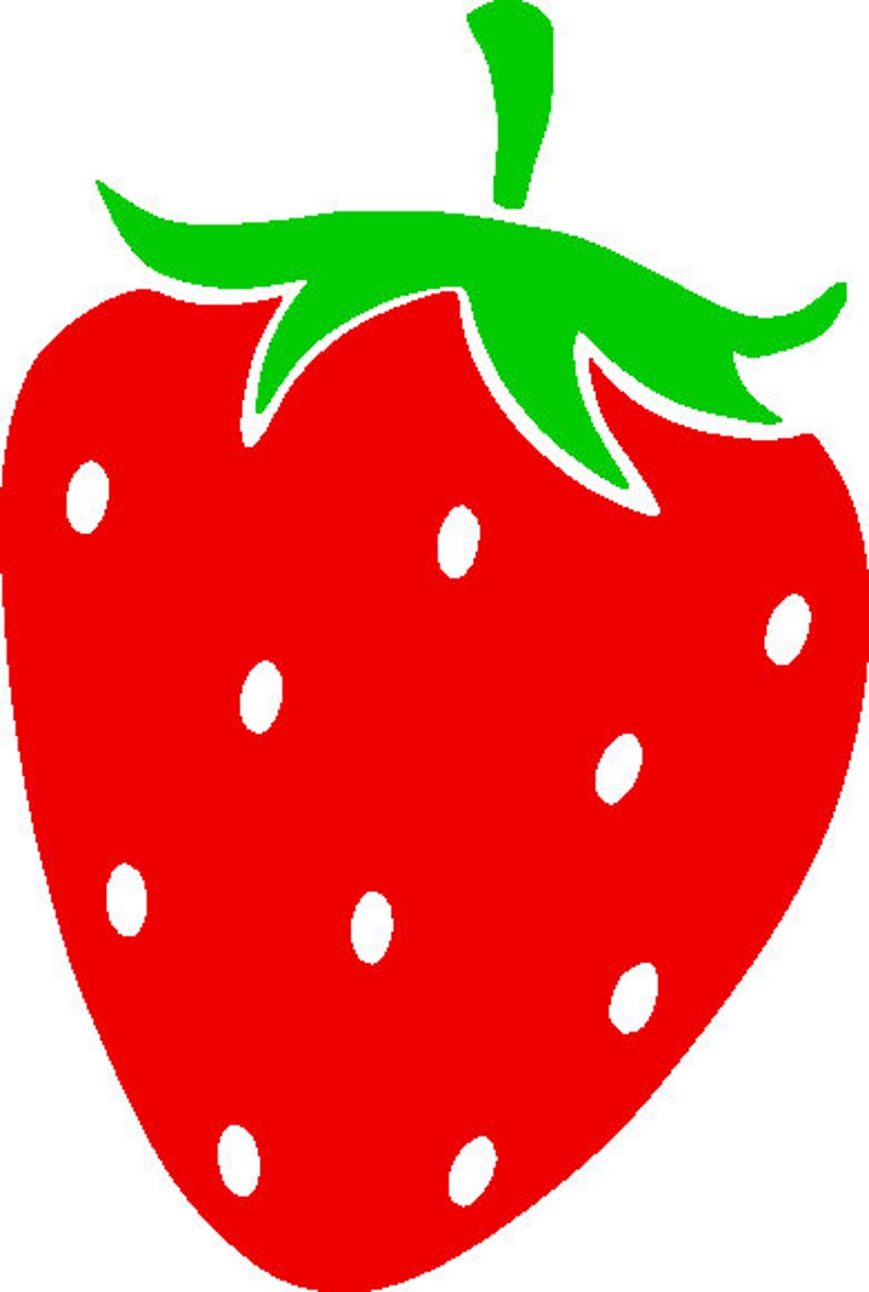 Strawberry SVG Cut Files for Cricut Digital Download - Etsy