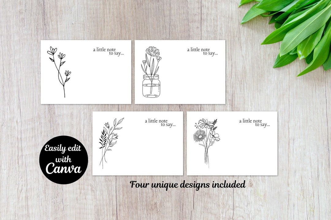 Florist Blank Note Card, Flowers Card, Care Card, Flower Packaging ...