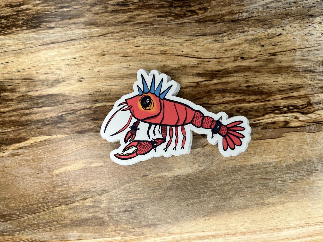 Punk Crawfish - 3" Die Cut Sticker, Crawdad, Crayfish - Etsy