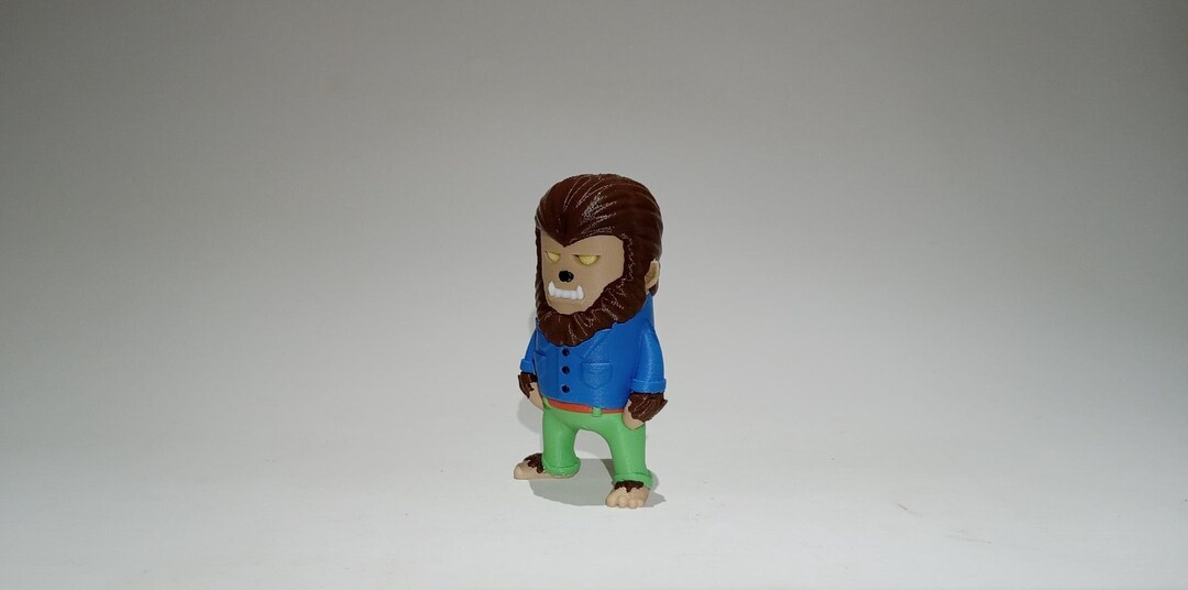 Wolfman Werewolf Miniature Marvel Mini Figurine. Lower Shipping Price ...