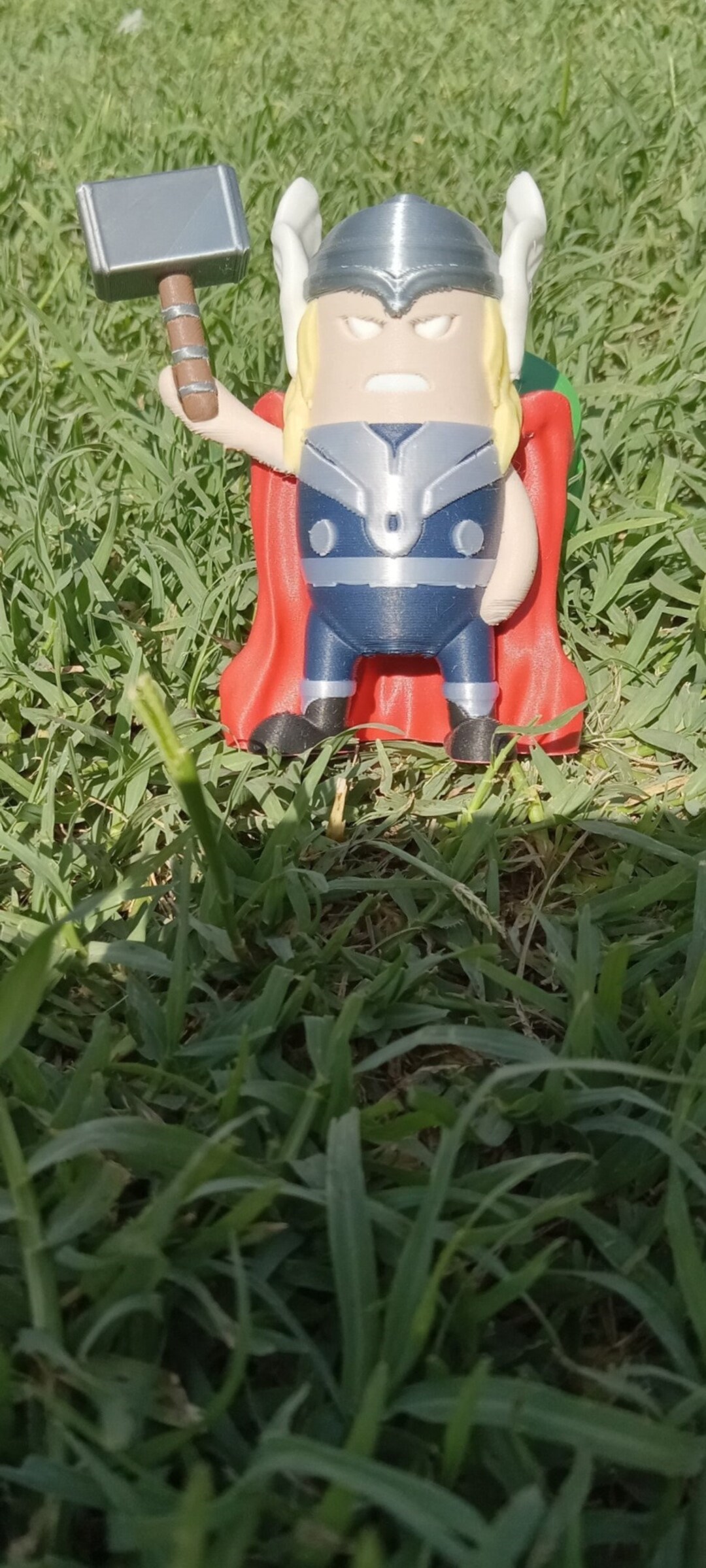 Thor Miniature God of Thunder Marvel Comics Mini Figurine Fan Art - Etsy