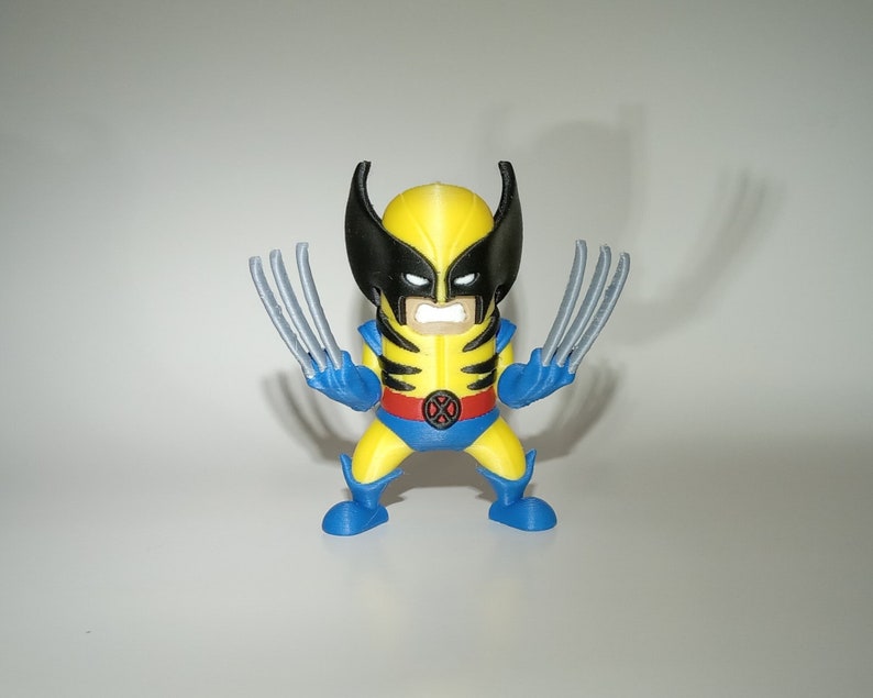 Wolverine Miniature X-men Marvel Comics Mini Figurine Fan Art - Etsy
