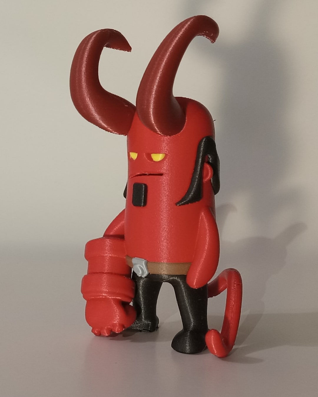Hellboy Miniature With Horns Mini Figurine. Lower Shipping Price ...