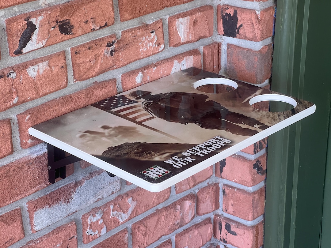 Folding Shelf for Food Delivery, Wall-mounted Shelf, Outdoor Delivery ...
