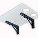 Folding Delivery Shelf: Wall-mounted Wood Tray With Cup Holders - Etsy