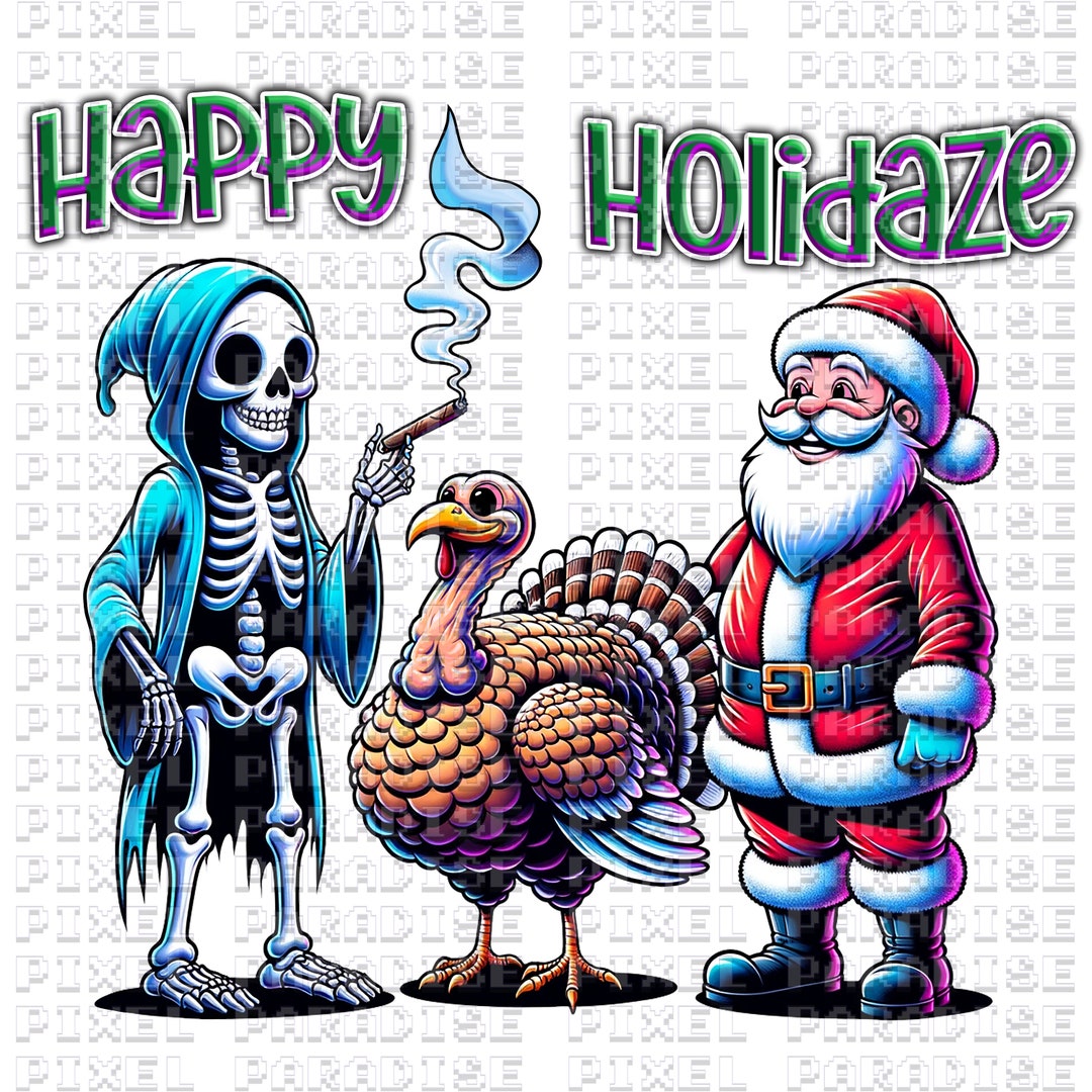 Christmas Stoner, Christmas PNG, Marijuana PNG, Funny Weed Png ...