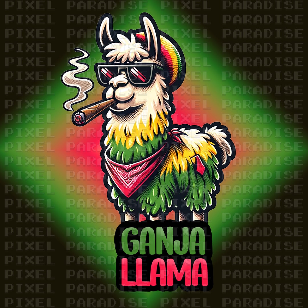 Ganja Llama PNG, Llama Png, Stoner Png, Marijuana Png, Weed Png, Stoner ...