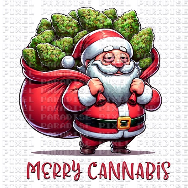 Christmas Cannabis - Etsy