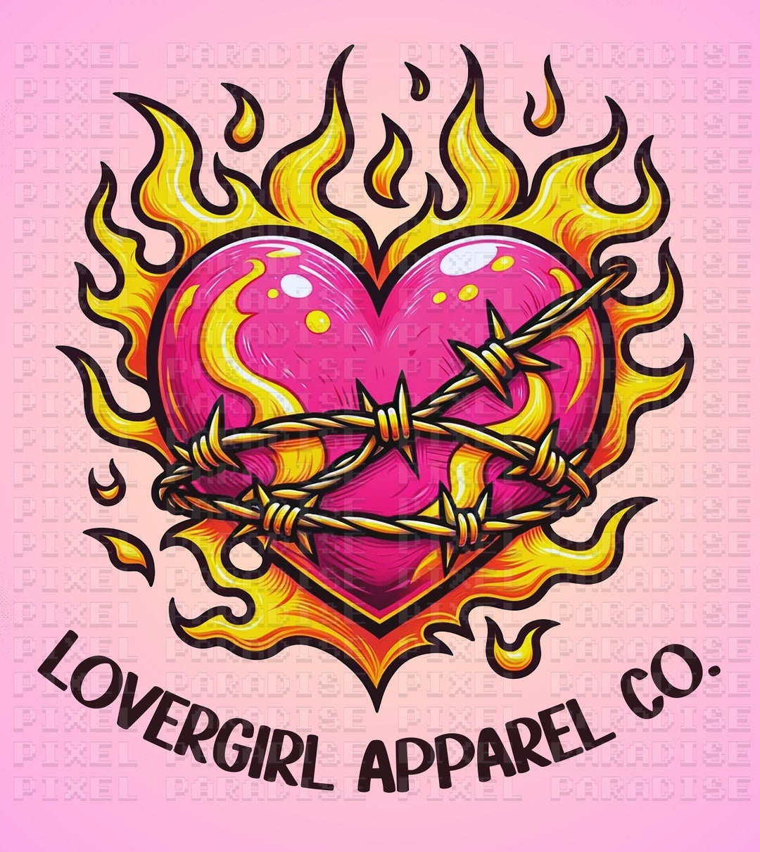 Flaming Heart Png, Flames Png, Heart Png, Lovergirl, Barbed Wire Png ...