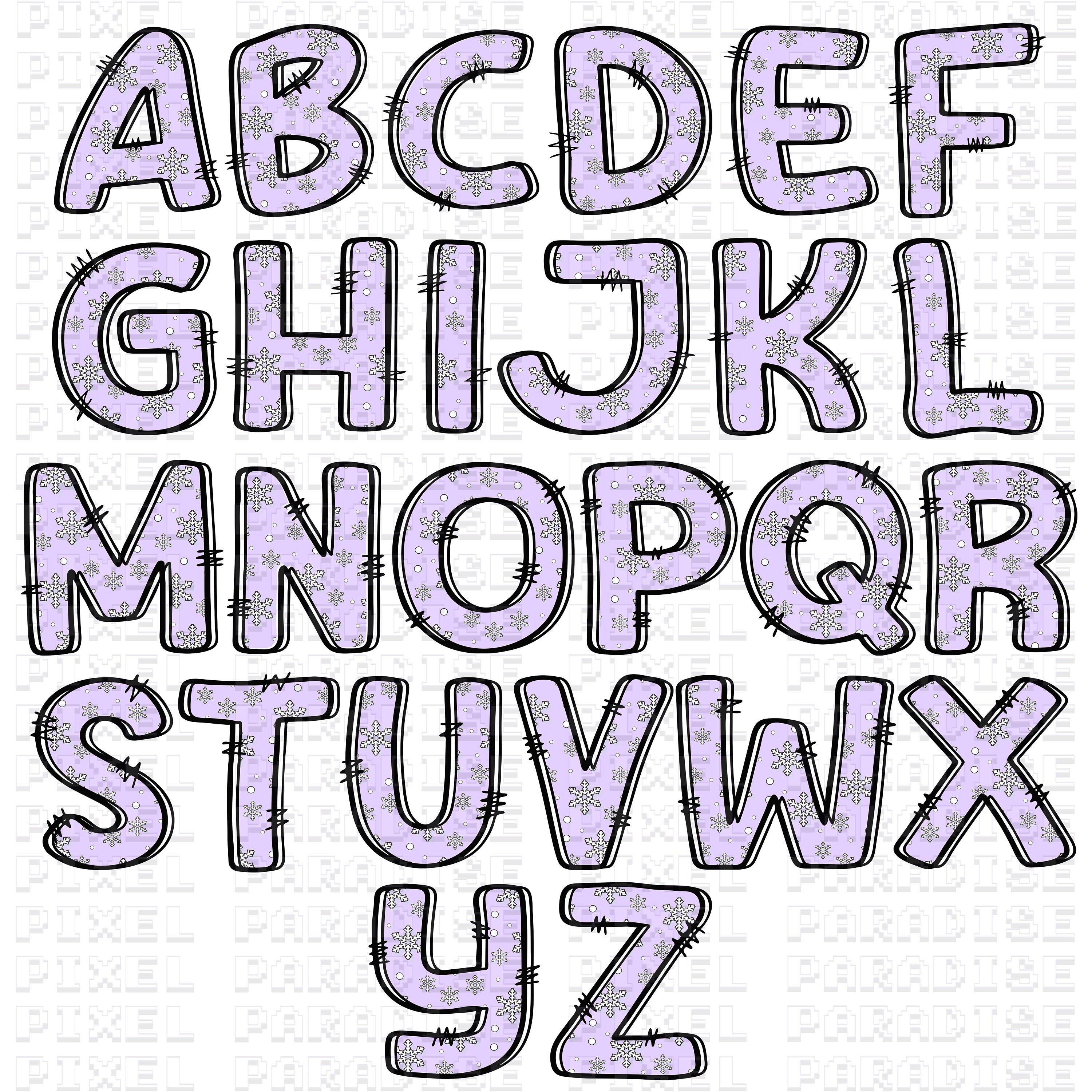 Custom Name Letters, Digital Alphabet, Popular Best Selling, Christmas ...