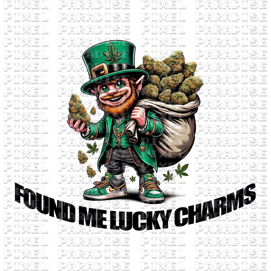 St Patricks Day PNG, Marijuana PNG, Clover Png, Leprechaun PNG, Green ...