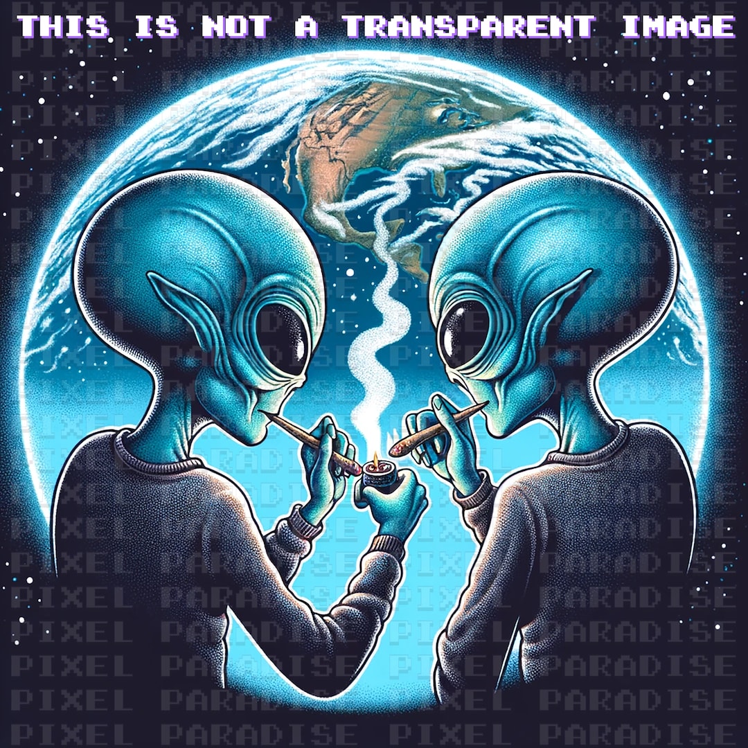 Stoner Alien Png, Alien Png, Stoner Png, Marijuana, Maryjane, Smoker ...