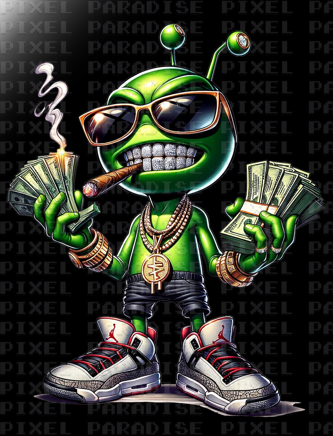 Martian PNG, Alien PNG, Marijuana PNG, Weed Png, Stoner Alien Png ...
