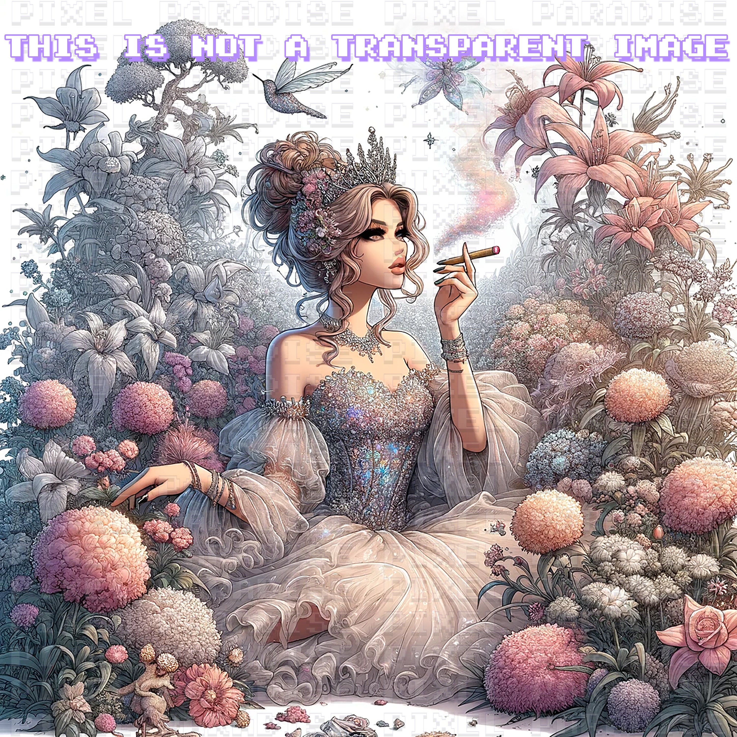 Coquette Png, Marijuana Png, Coquette Stoner, Princess Weed Png ...