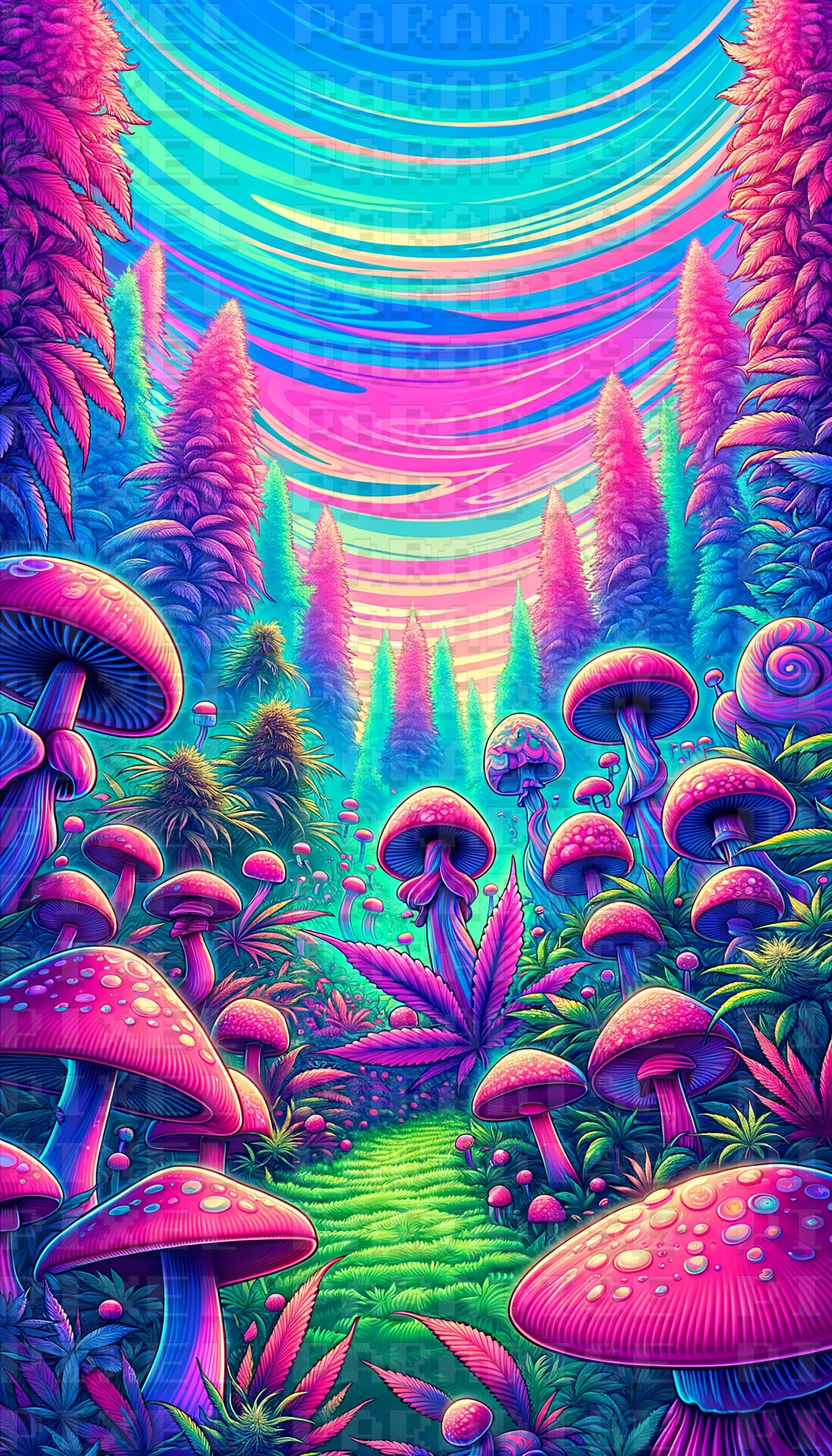 Psychedelic Png, Trippy Png, Mushrooms Png, Marijuana Png, Weed Png ...