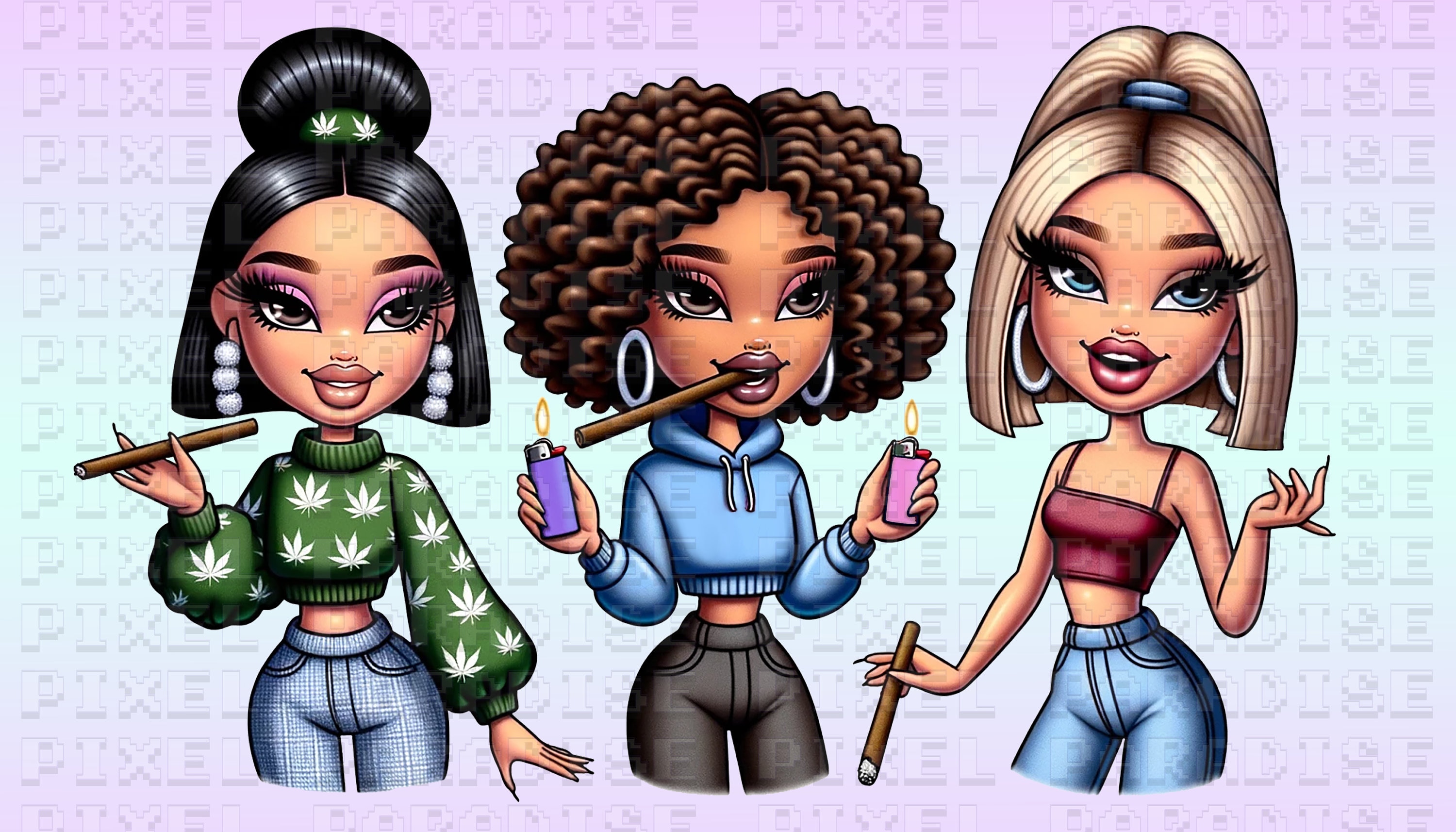 Stoner Brat Png, Stoner Girl Png, Marijuana Png, Brat Smoking Png ...