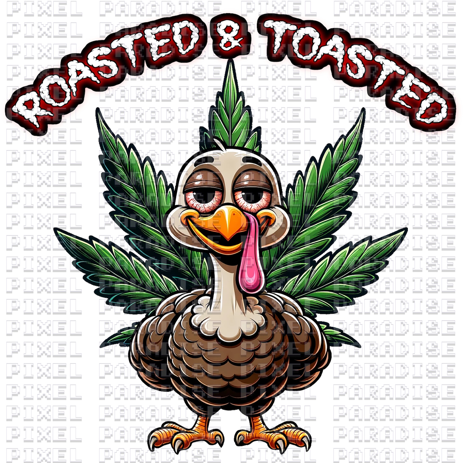 Funny Thanksgiving PNG, Thanksgiving Stoner Png, Marijuana PNG, Weed ...