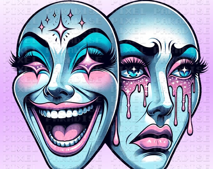 Laugh Now Cry Later Svg | Laugh Now Svg | Cry Later Svg | Mask Svg ...